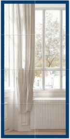 Zrcadlo s potiskem rámem Sada 30x30cm x 8 kusů s páskou 003A70