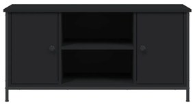 TV skříňka černá 100 x 40 x 50 cm kompozitní dřevo