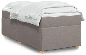 Box spring postel s matrací taupe 90x190 cm textil 3285342