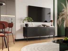 TV stolek Siena 150 cm černý
