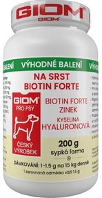 Giom S Na srst Biotin FORTE pro psy a kočky 200 g