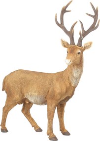 Figurka Deer 50x20x54 cm brown