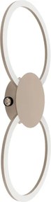 Eglo 902127 - LED Nástěnné svítidlo VENTICELLO LED/20W/230V + LED/0,91W béžová