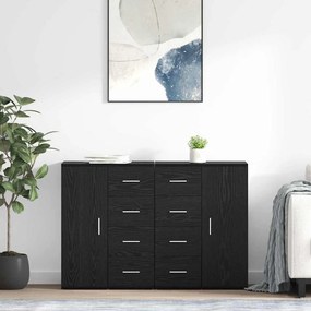 Konzole CORONA 2 ks Černý dub 59 x 39 x 80 cm Kompozitní dřevo 3402808