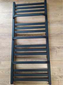 Regnis LOX DUO, topné těleso 300x880mm, 487W, černá matná, LOXDUO880/300/D270/BLACK