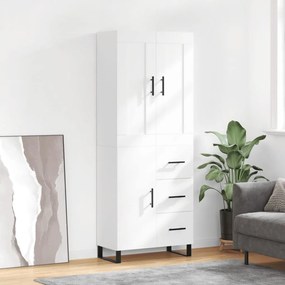Skříň highboard bílá 69,5 x 34 x 180 cm kompozitní dřevo 3199833