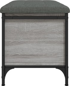 vidaXL Úložná lavice 62 x 42 x 45 cm kompozitní dřevo [835140] Barva: dub sonoma