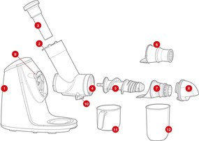 G21 Horizontální odšťavňovač Gracioso