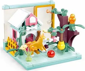 Sluban Mini Handcraft M38-B0919A Domeček pro pejska / LEGO - kompatibi
