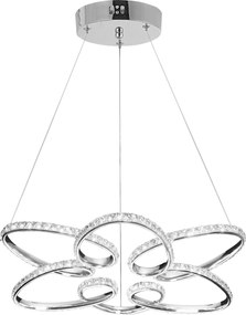 Toolight Toolight, LED stropní osvětlení 54cm, 48W, 4000K, G002-CP, chromová, OSW-09743