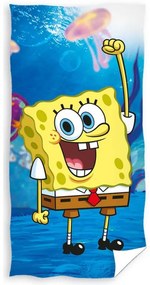 Dětská osuška Sponge Bob Veselá Houba 70x140 cm