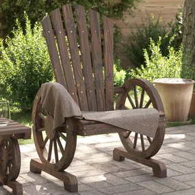 Zahradní židle Adirondack masivní jedlové dřevo růžové - Default Title