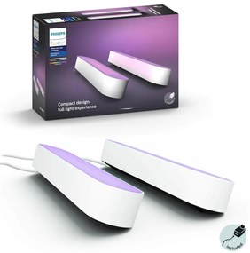 Philips | Philips - SADA 2x LED RGB Stmívatelná stolní lampa Hue PLAY DUAL PACK White And Color Ambiance LED/6W/230V bílá | P2793