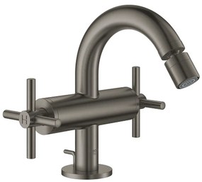 Grohe Atrio - Bidetová 1-otvorová baterie, kartáčovaný Hard Graphite 24027AL3