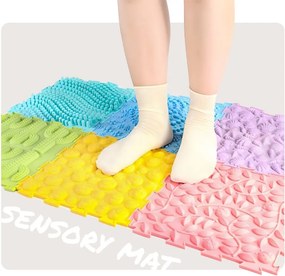 Senzorické ortopedické podložky (6ks) - vícebarevné