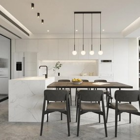 TK Lighting Černé stropní svítidlo Flare 63mm pro žárovku GU10 TK10583