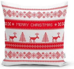 Sada 4 vánočních povlaků na polštář a běhounu na stůl Minimalist Cushion Covers Joy