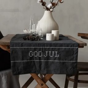 Vánoční běhoun God Jul Dark grey 44x140 cm Storefactory Scandinavia