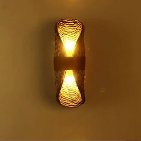 Toolight Toolight, nástěnné svítidlo 2xE27 APP1502-1W, přírodní hnědá, OSW-036907