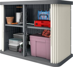 Outsunny Zahradní úložný box 480 l s posuvnými dveřmi
