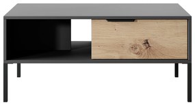 Konferenční stolek Rastafa 2S (dub artisan + černá). 1071384