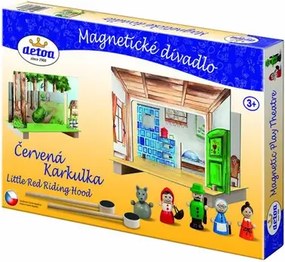 Detoa Dětské divadlo magnetické - Červená Karkulka
