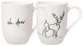 Villeroy & Boch V&B Statement Vánoční Set Reindeer 2ks 10-1621-8405