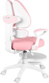 Dětská rostoucí židle Neoseat KIDDY TWO — látka, pratelný potah, růžová