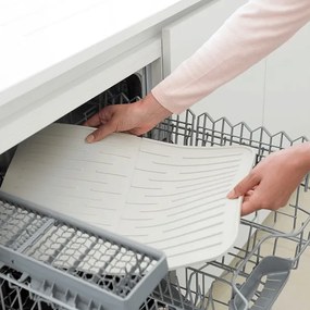 Brabantia Silikonový odkapávač na nádobí světle šedá