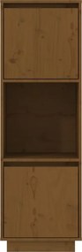 vidaXL Komoda 38 x 35 x 117 cm masivní borové dřevo [814362] Barva: Černá