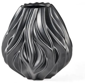 Morsø Porcelánová váza Flame 19 cm Black