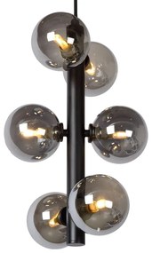 Toolight Toolight, závěsné svítidlo Modern 6xG9 APP1163-6CP, černá matná, OSW-04692