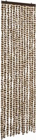 Závěs proti hmyzu béžovo-hnědý 56 x 185 cm Chenille 325448