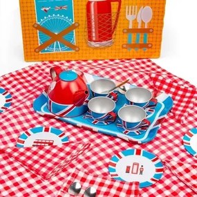 Bigjigs Toys Čajová sada v kufříku Londýn / od 3 let