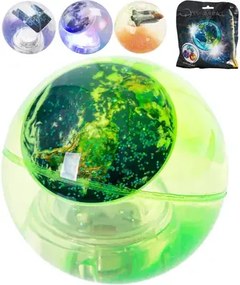 NASA Hopík skákací míček se třpytkami / Na baterie / Se světlem / 4 va