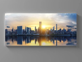 Liox XXL Obraz výhled na Manhattan Rozměr: 300 x 150 cm