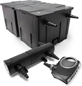 Sada jezírkové filtrace SunSun CBF-350B / CUV-236 – 60000 L, 10000 l/h, 80 W (54427)