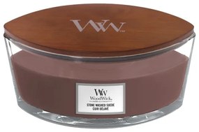 WoodWick Svíčka loď Stone Washed Suede, 453 g