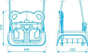 Smart4Play | Marimex Play Závěsná houpačka Trix 2.0 - fialová | 11640666