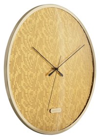 Karlsson 6005GD designové nástěnné hodiny zlatá, pr. 40 cm