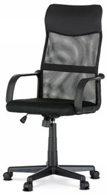 Kancelářská židle černá a síťovina MESH houpací KA-L601 BK