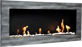 BIO FLAME biokrb Easy M Open Patina Šedá