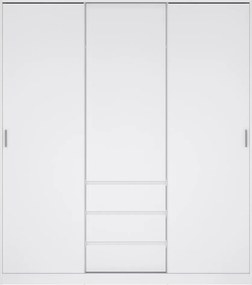 FALCO Skříň Simplicity 148 bílý lesk