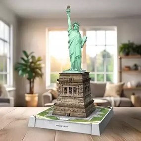 Ravensburger 3D Puzzle Iconics: Socha svobody (Noční edice) / 108 dílk