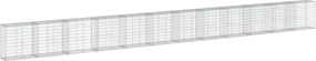 Gabionový koš s víkem 1 200 x 50 x 100 cm pozinkované železo 3295153