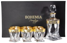 BOHEMIA QUADRO RICH GOLD WHISKY SADA 1+6 KS