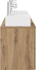 Sada koupelnových skříněk 3 ks Dub artisan 49,5 x 41 x 62,5 cm 3405842