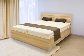 Ahorn Salina Basic postel s úložným prostorem Dekor: Dub černý, Rozměr: 160 x 200 cm