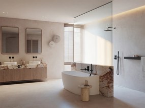 Laveo Tores, umyvadlová baterie pod omítku, černá matná, LAV-BVT_722P