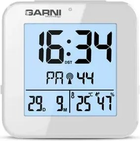GARNI 138W - digitální budík s teploměrem a vlhkoměrem